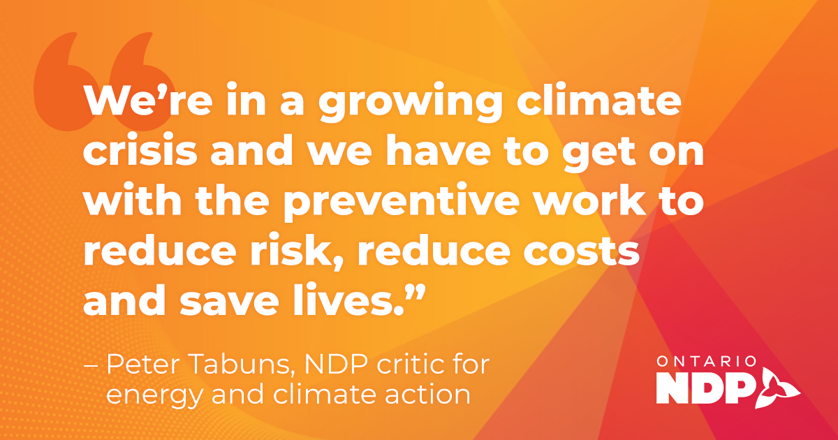 NDP tables legislation to protect province from future climate and ...